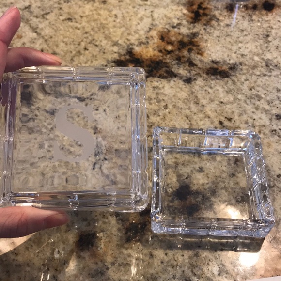 Simply Yours | Storage & Organization | New Crystal Box With S Initial ...